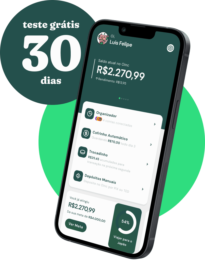 Oinc - Você no controle do seu dinheiro